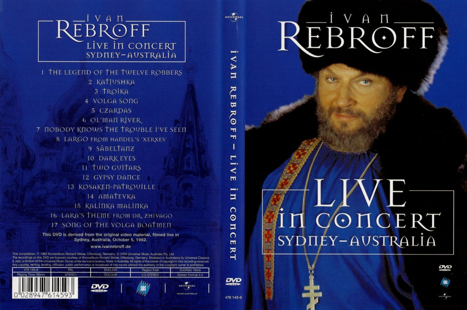Ivan Rebroff – Live in Concert (Sydney, Australia) – Stephen Jones